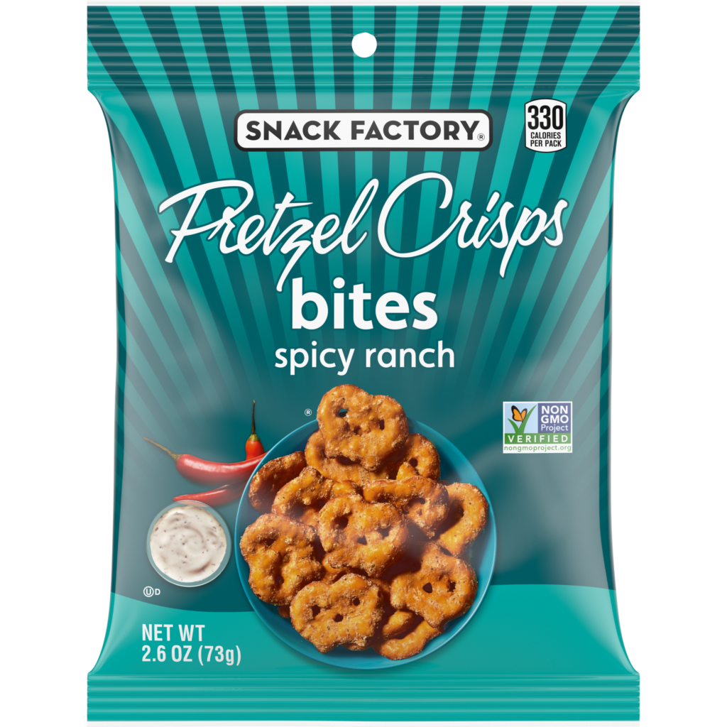 Spicy Ranch Pretzel Crisps Bites - Pretzel Crisps