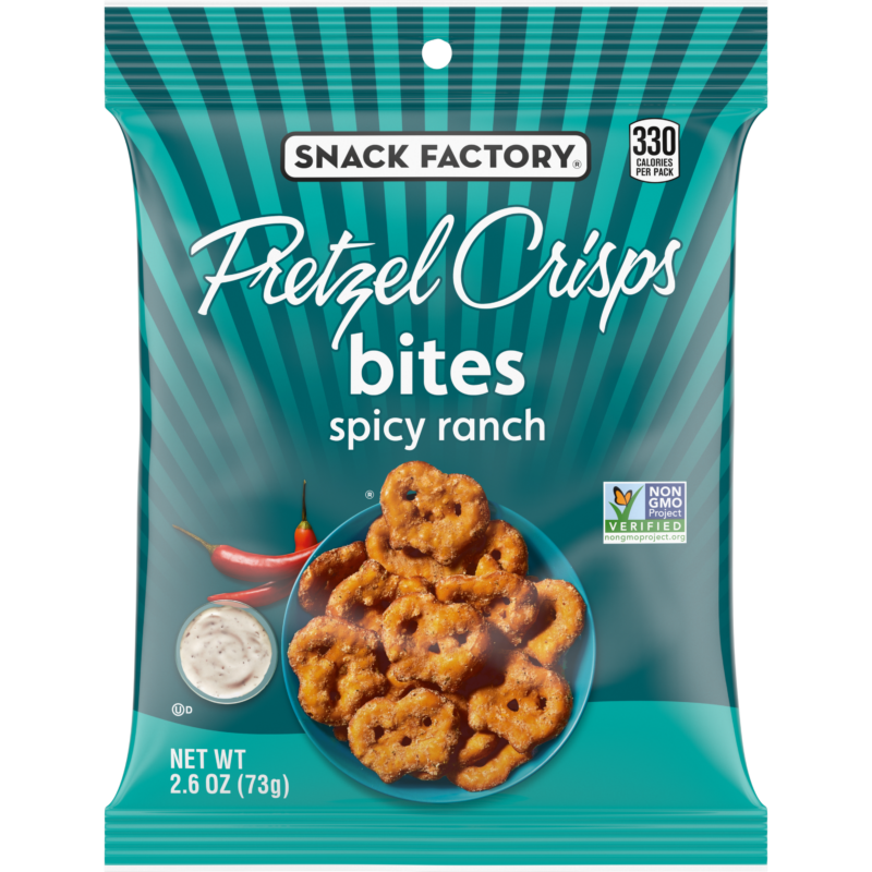 Spicy Ranch Pretzel Crisps Bites - Pretzel Crisps