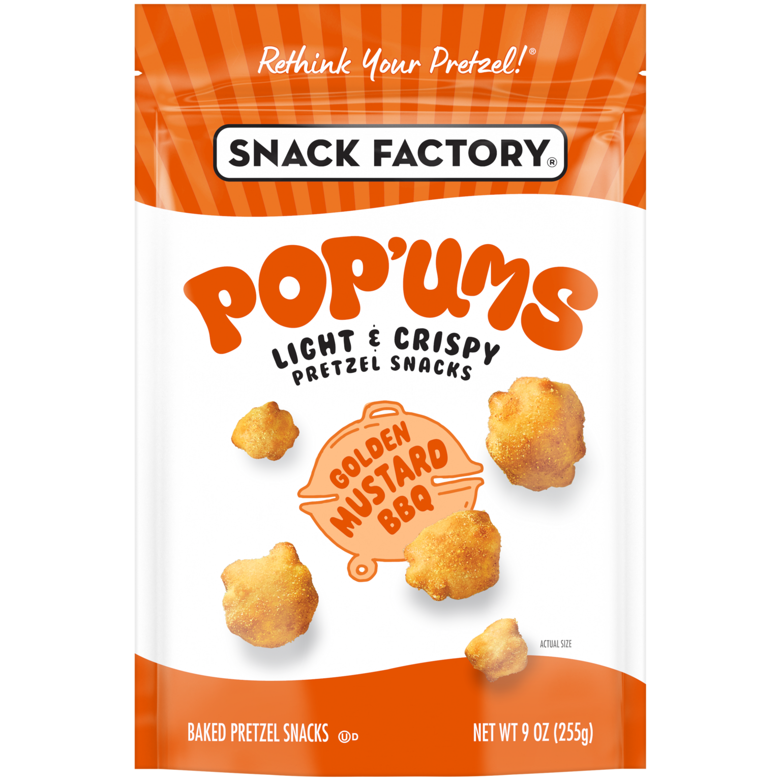 Golden Mustard BBQ Pop'ums - Pretzel Crisps